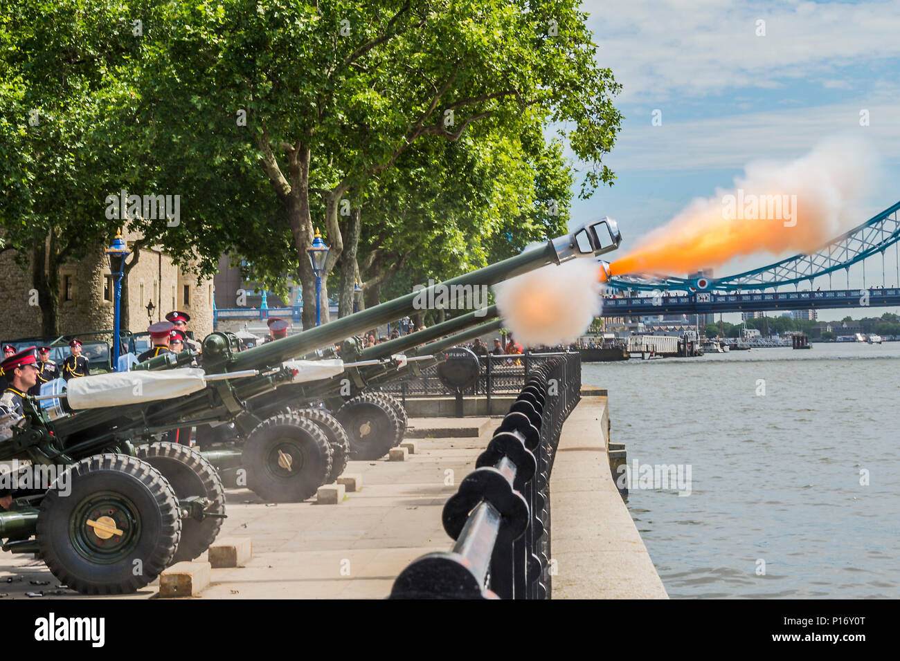 London, UK. 11th June 2018. The Honourable Artillery Company (HAC), the ...