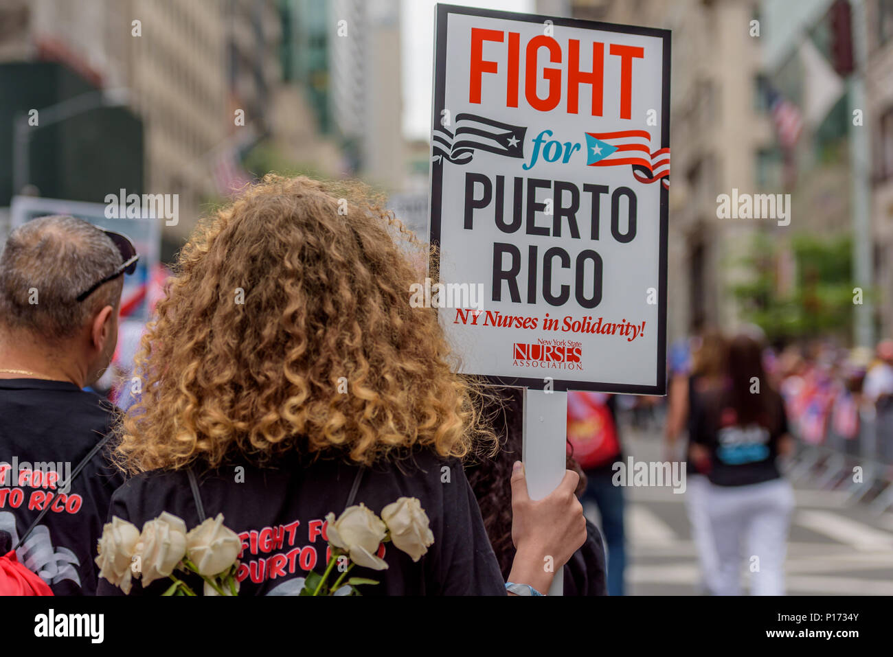 Puerto rican parade new york float hi-res stock photography and images ...