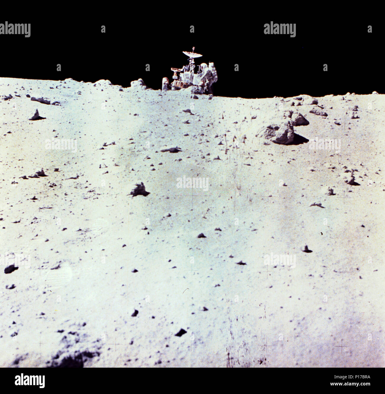 Astronaut Charles M. Duke, Jr., lunar module pilot during the Apollo 16 ...