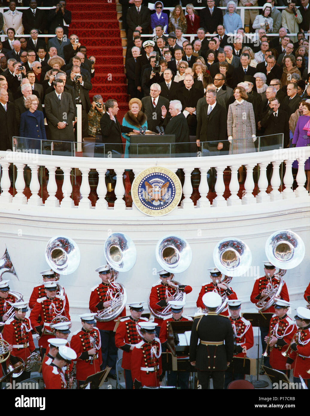 Richard nixon inauguration 1973 hi-res stock photography and images - Alamy