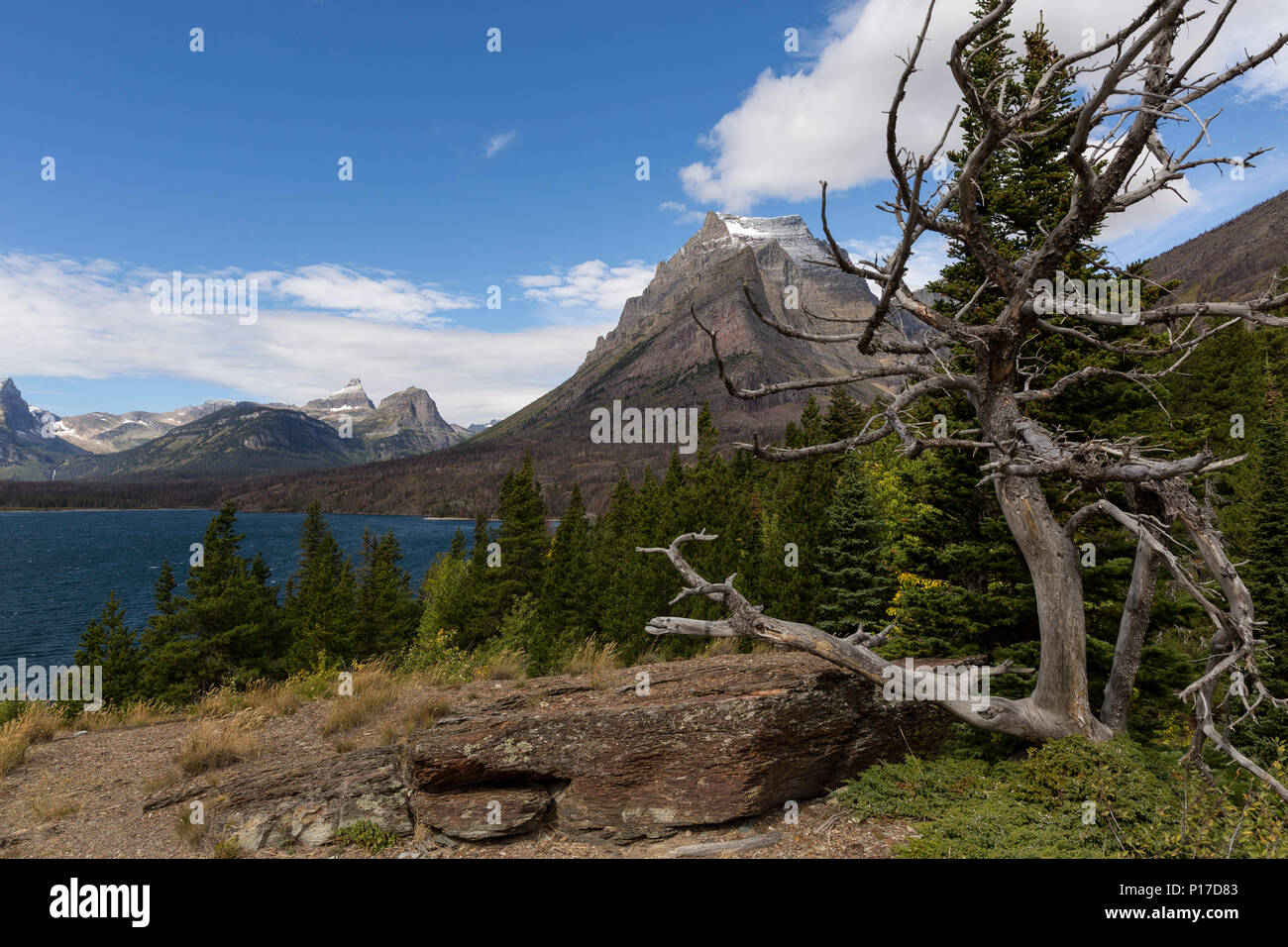 Sun Point. Saint Mary Lake. Sept, 2016. Glacier National Park, Montana ...