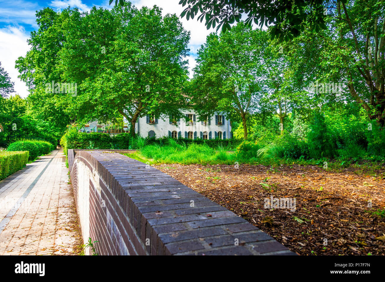 Parc de Bercy is a large and varied park in Paris, France Stock Photo ...