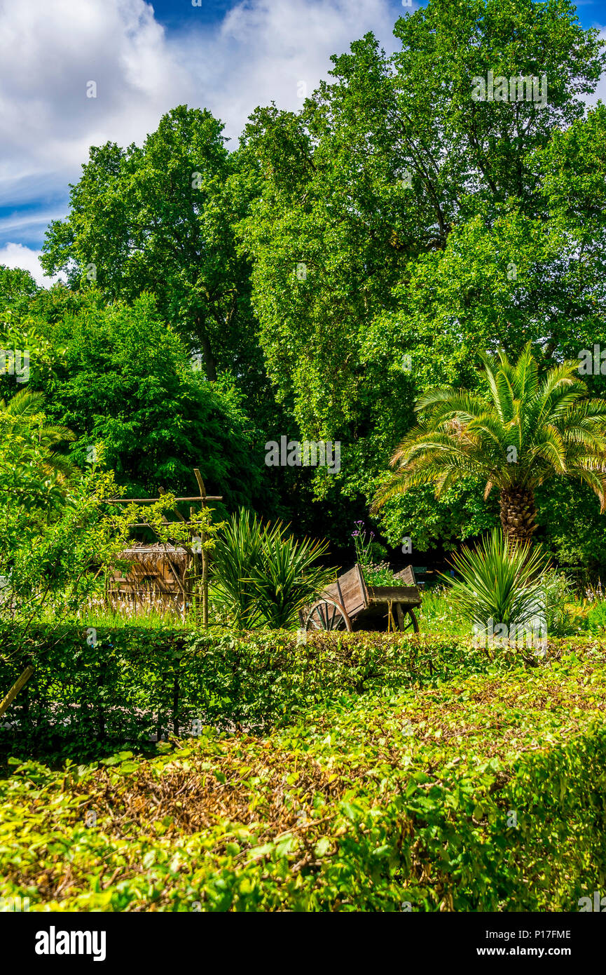 Parc de Bercy is a large and varied park in Paris, France Stock Photo ...