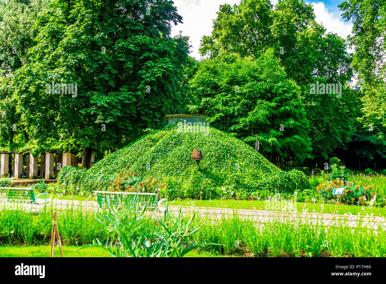 Parc de Bercy is a large and varied park in Paris, France Stock Photo ...