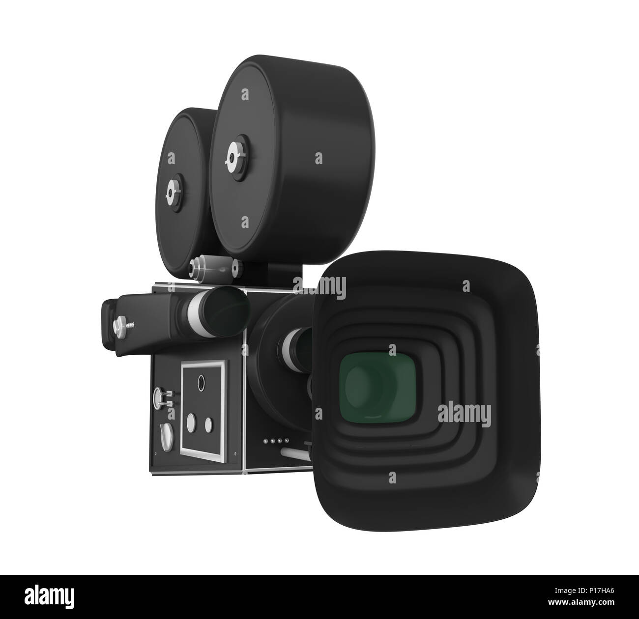 Vintage Movie Camera Isolated Stock Photo - Alamy