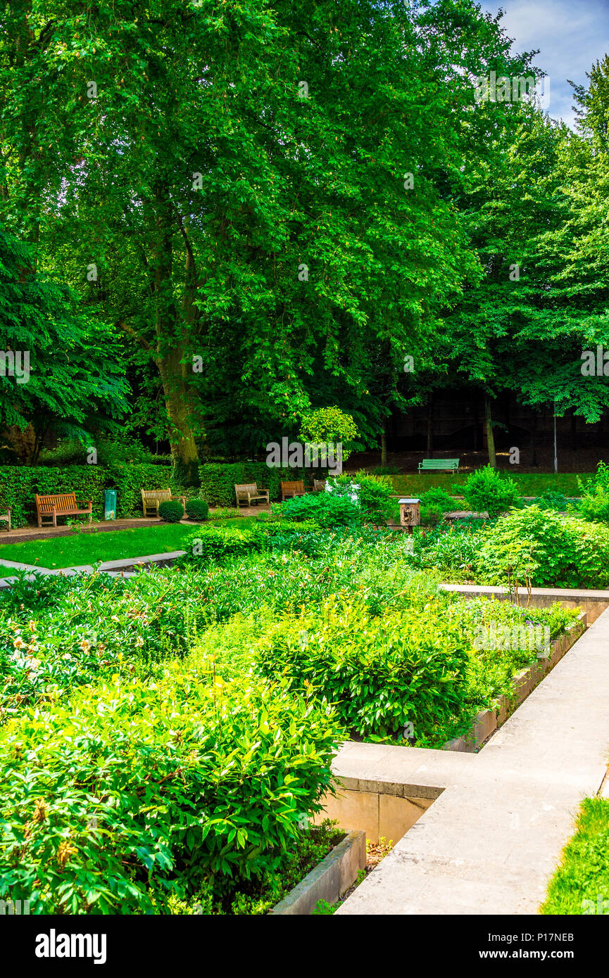 Parc de Bercy is a large and varied park in Paris, France Stock Photo ...