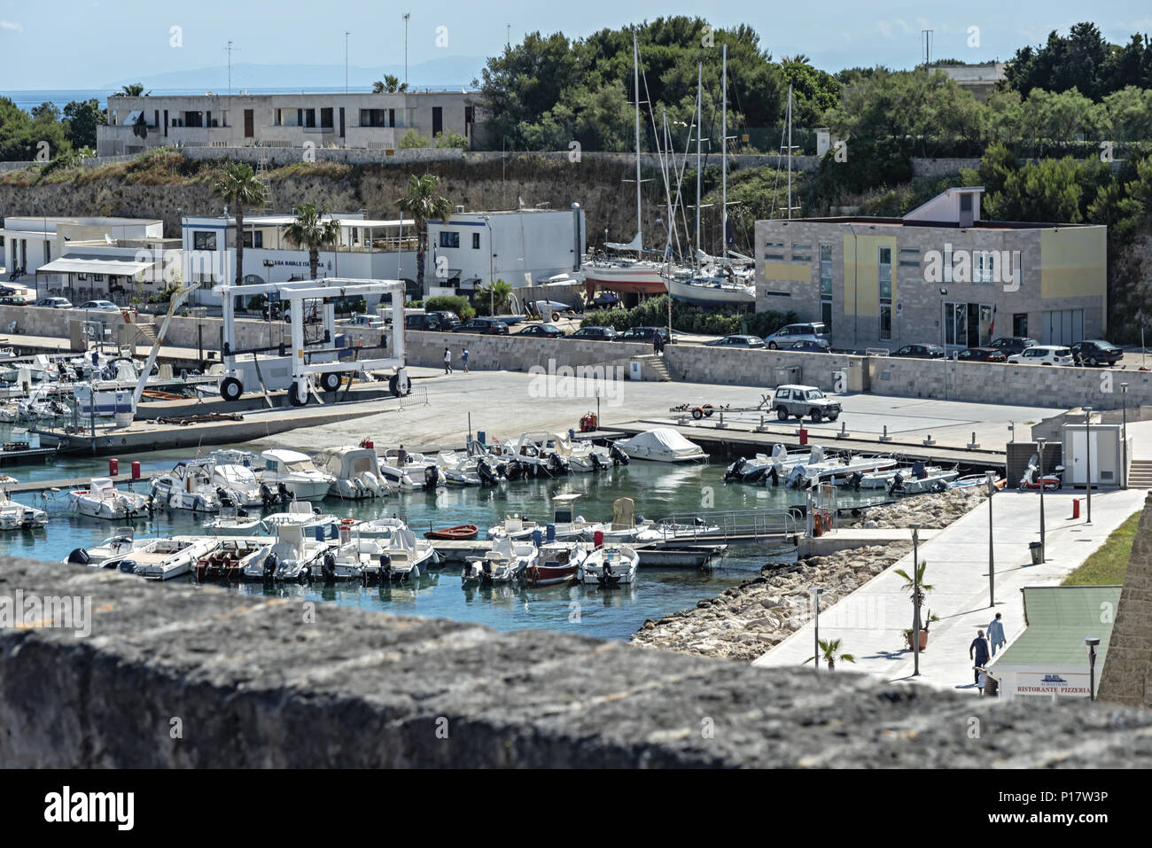 Italy Puglia Otranto the port 2 Stock Photo - Alamy