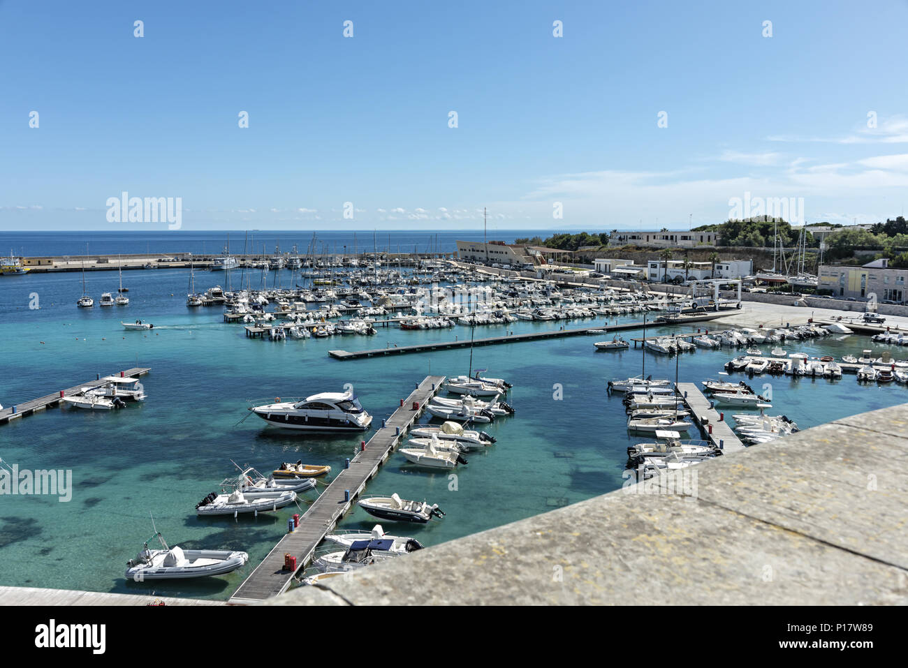 Italy Puglia Otranto the port 3 Stock Photo - Alamy