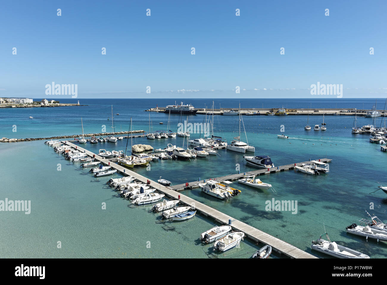 Italy Puglia Otranto the port 4 Stock Photo - Alamy