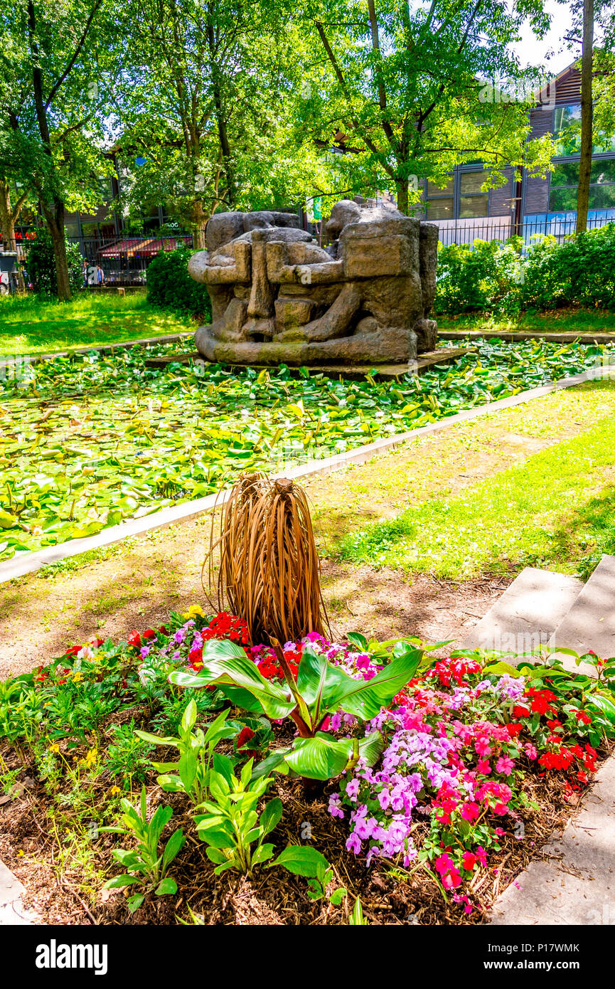 Parc de Bercy is a large and varied park in Paris, France Stock Photo ...