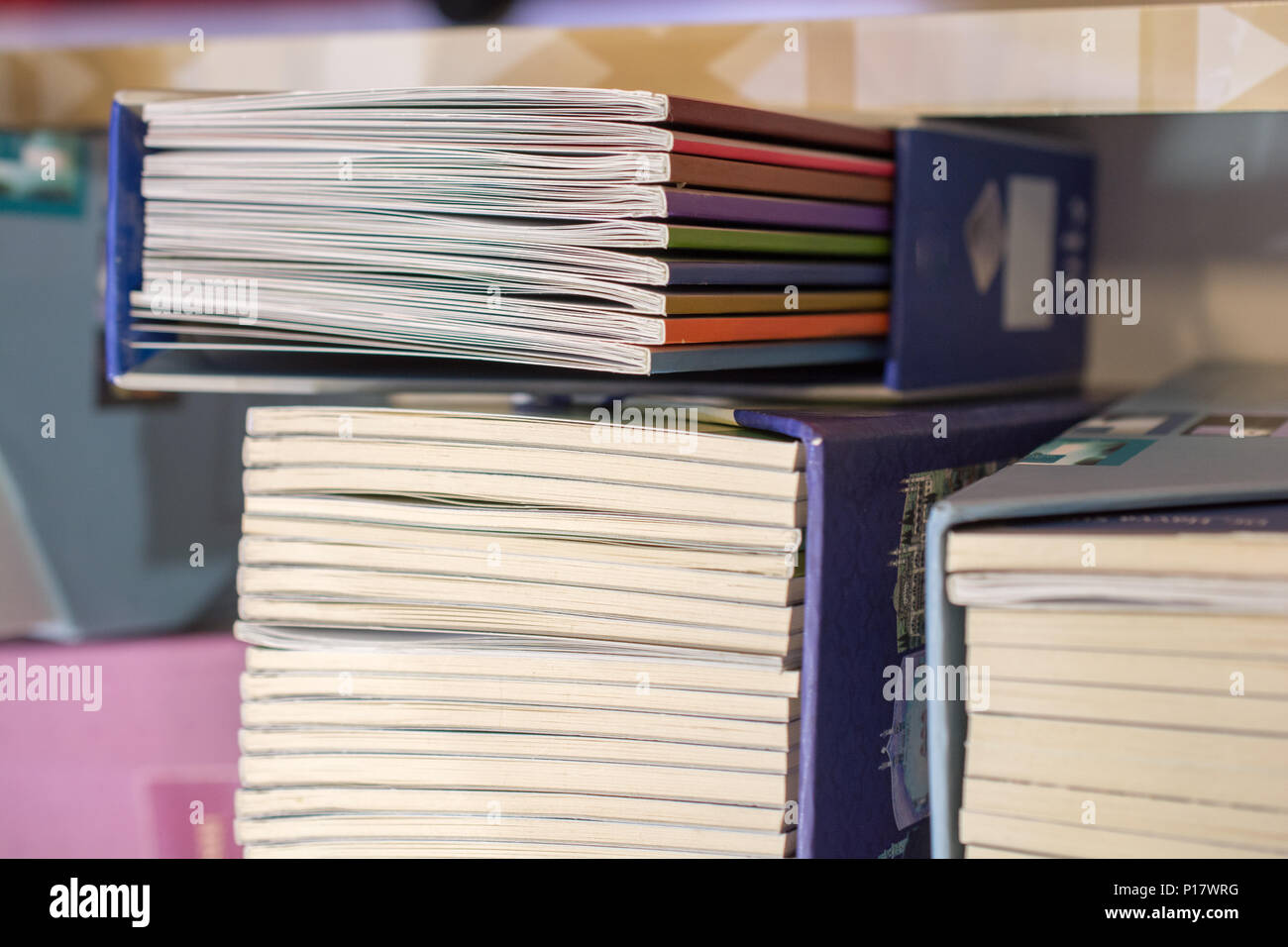 Stack of books stored as Education and business concept Stock Photo - Alamy