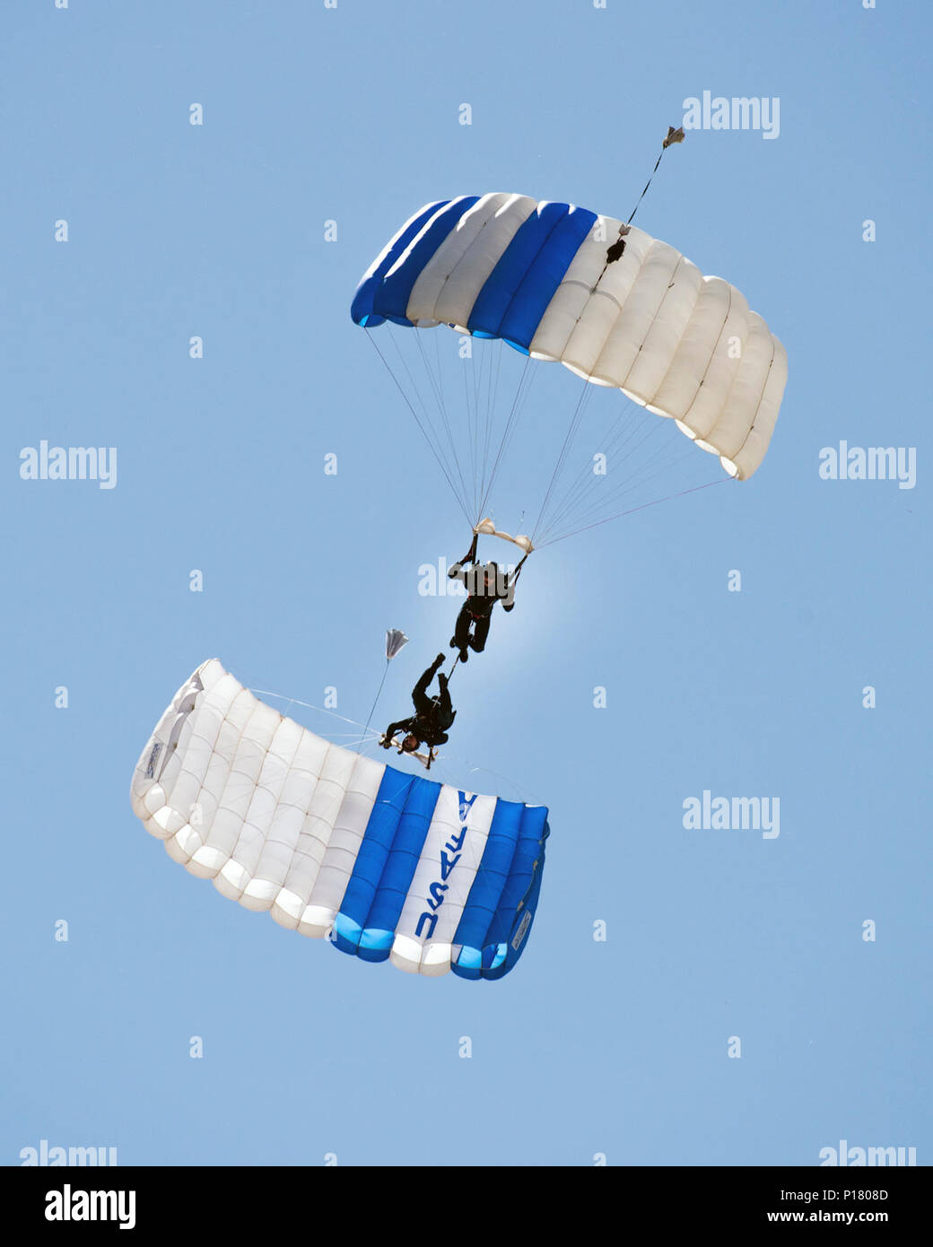 The United States Air Force Academy Wings of Blue Knights parachute ...