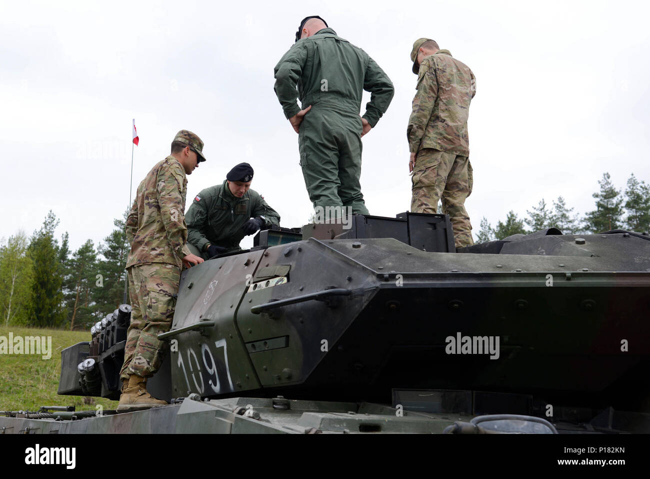 U.S. Soldiers, assigned to 1st Battalion, 66th Armor Regiment, 3rd ...