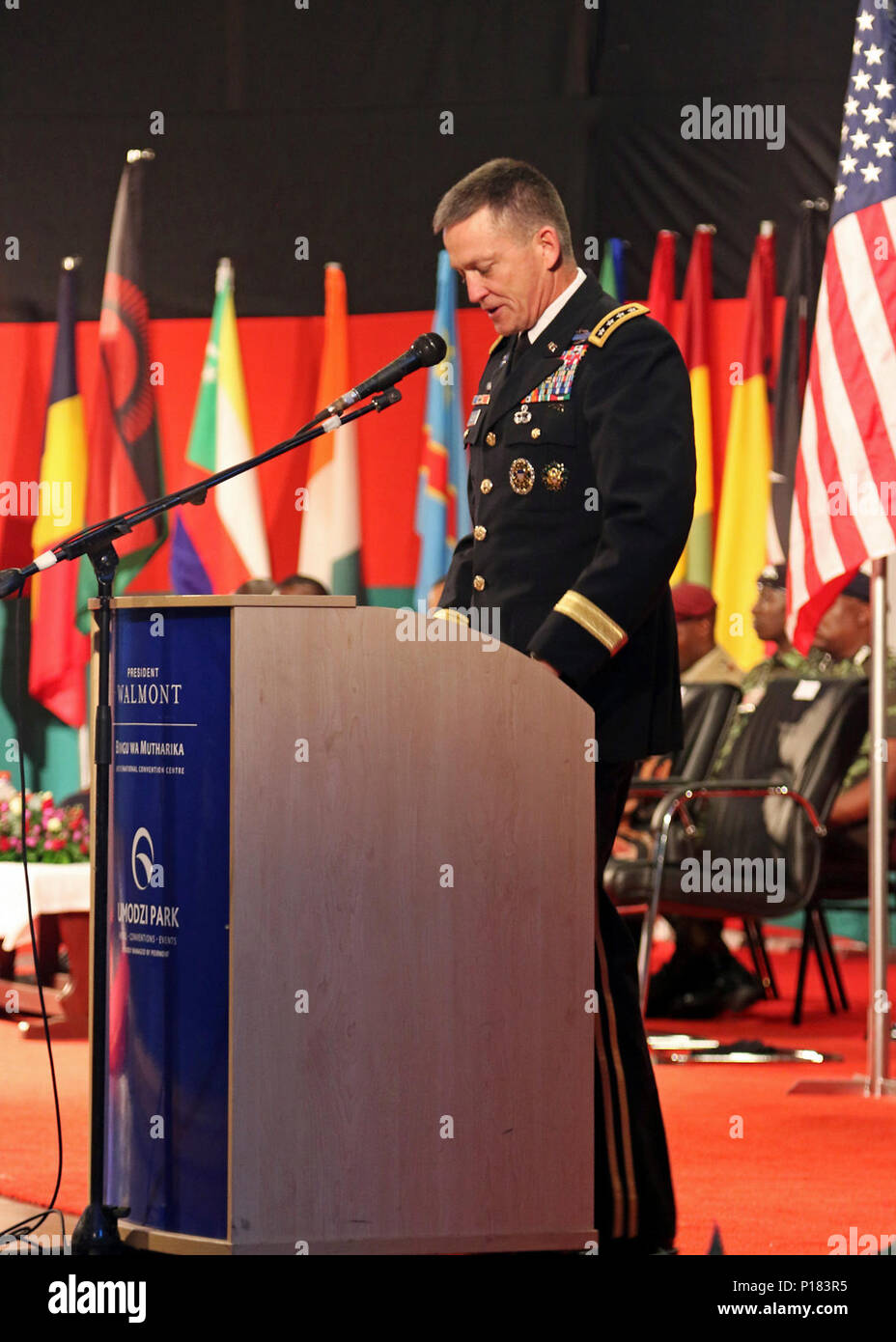 Gen. Daniel Allyn, U.S. Army vice chief of staff speaks during the ...