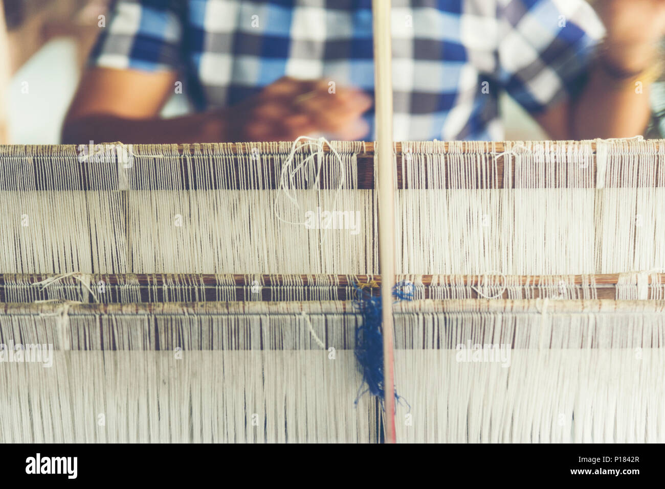Closeup Image Old Weaving Loom High Resolution Stock Photography and ...
