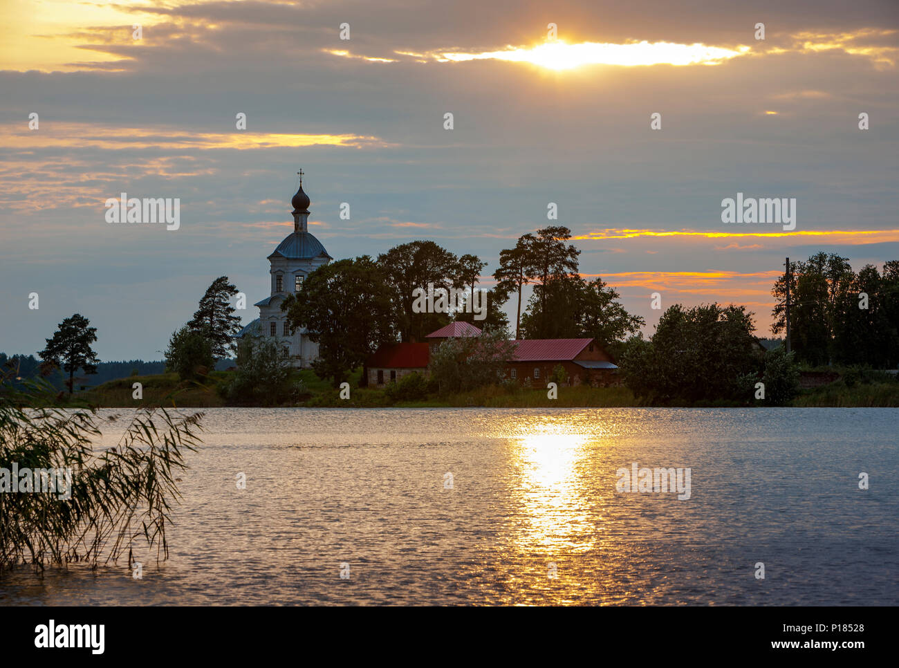 Church of the exaltation of the cross in the Nilo-Stolbenskaya Desert ...