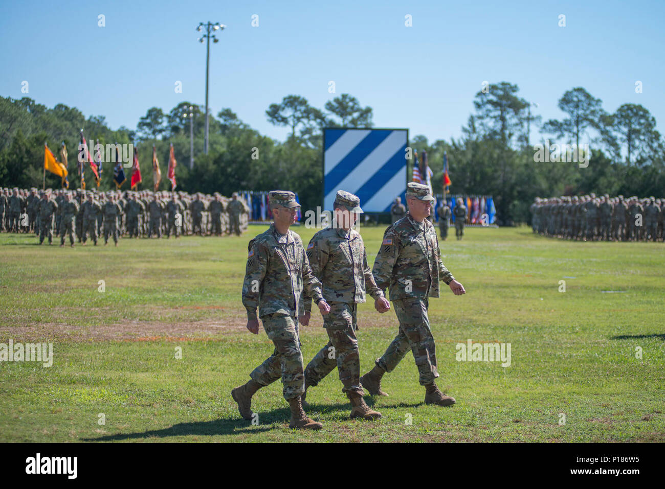 Maj. Gen. Leopoldo Quintas, left, incoming Commander of 3rd Infantry ...