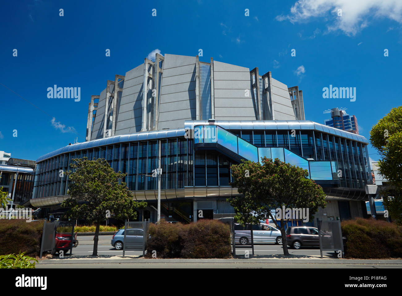 Michael Fowler Centre, Wellington, North Island, New Zealand Stock ...