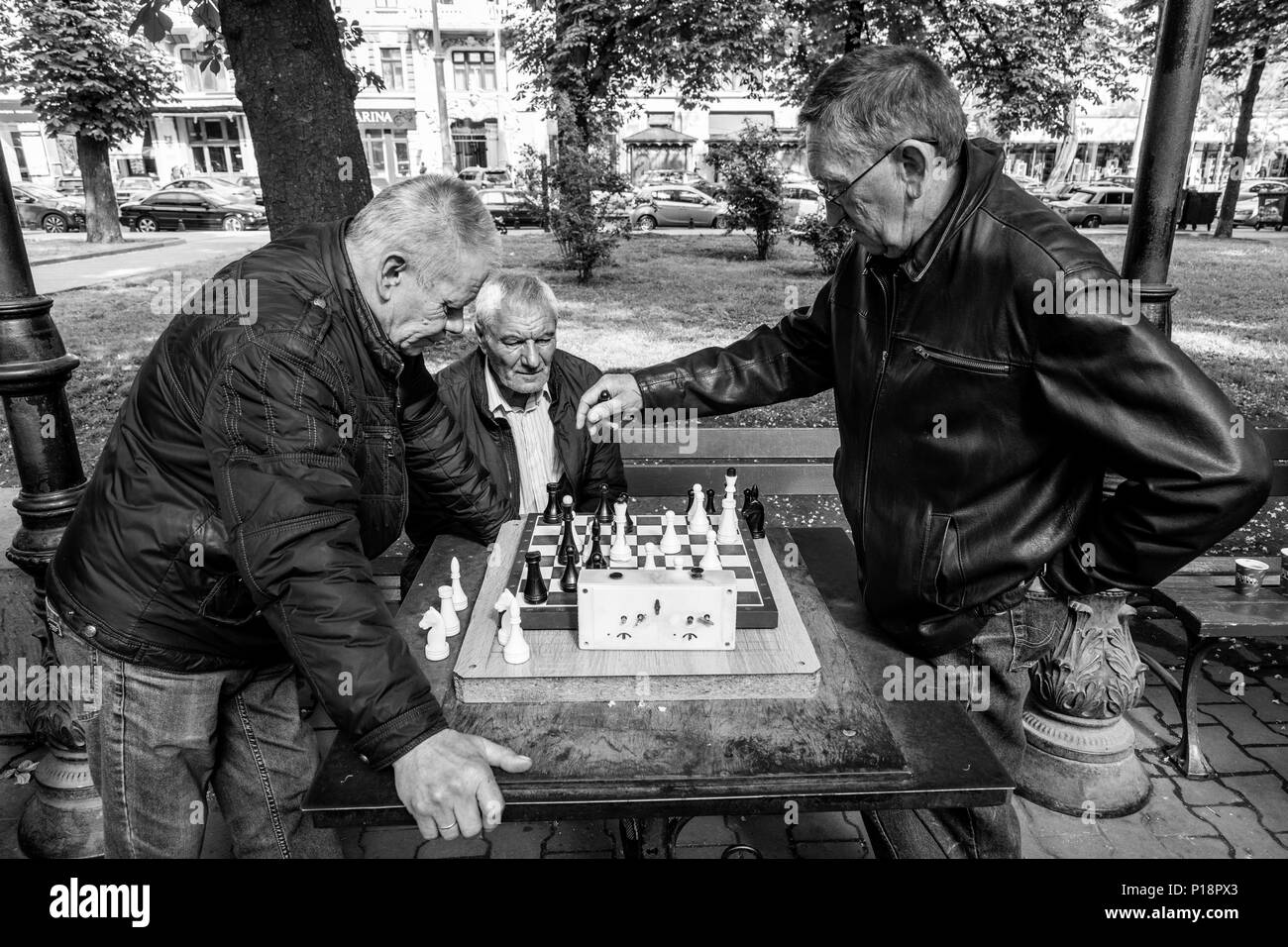 Chess local Black and White Stock Photos & Images - Alamy