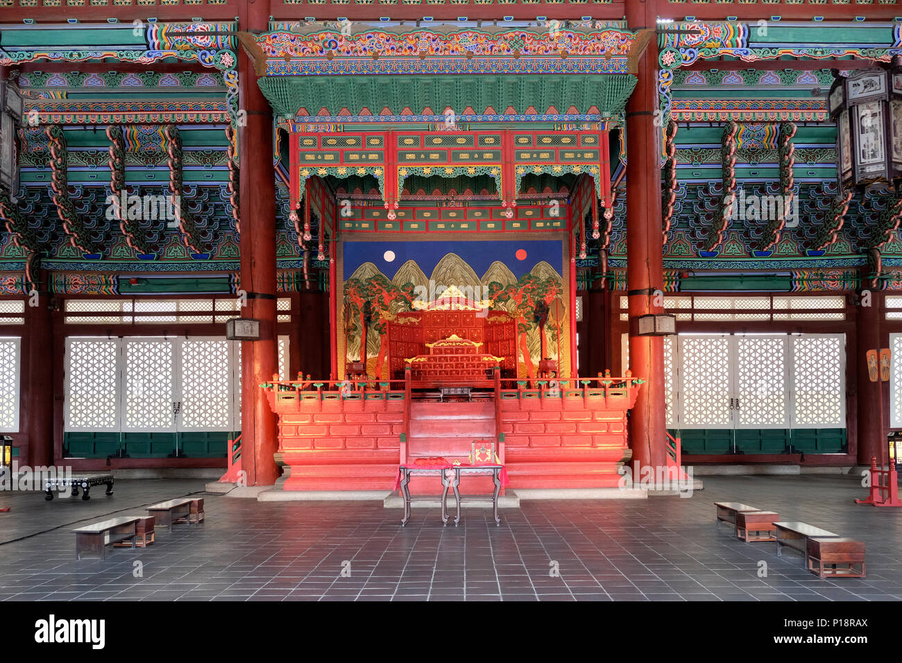 Korea landscape painting hi-res stock photography and images - Alamy