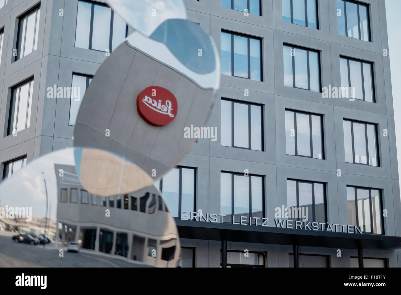 WETZLAR, MAY 2018 - Ernst Leitz Werkstätten workshop building at Leitz ...