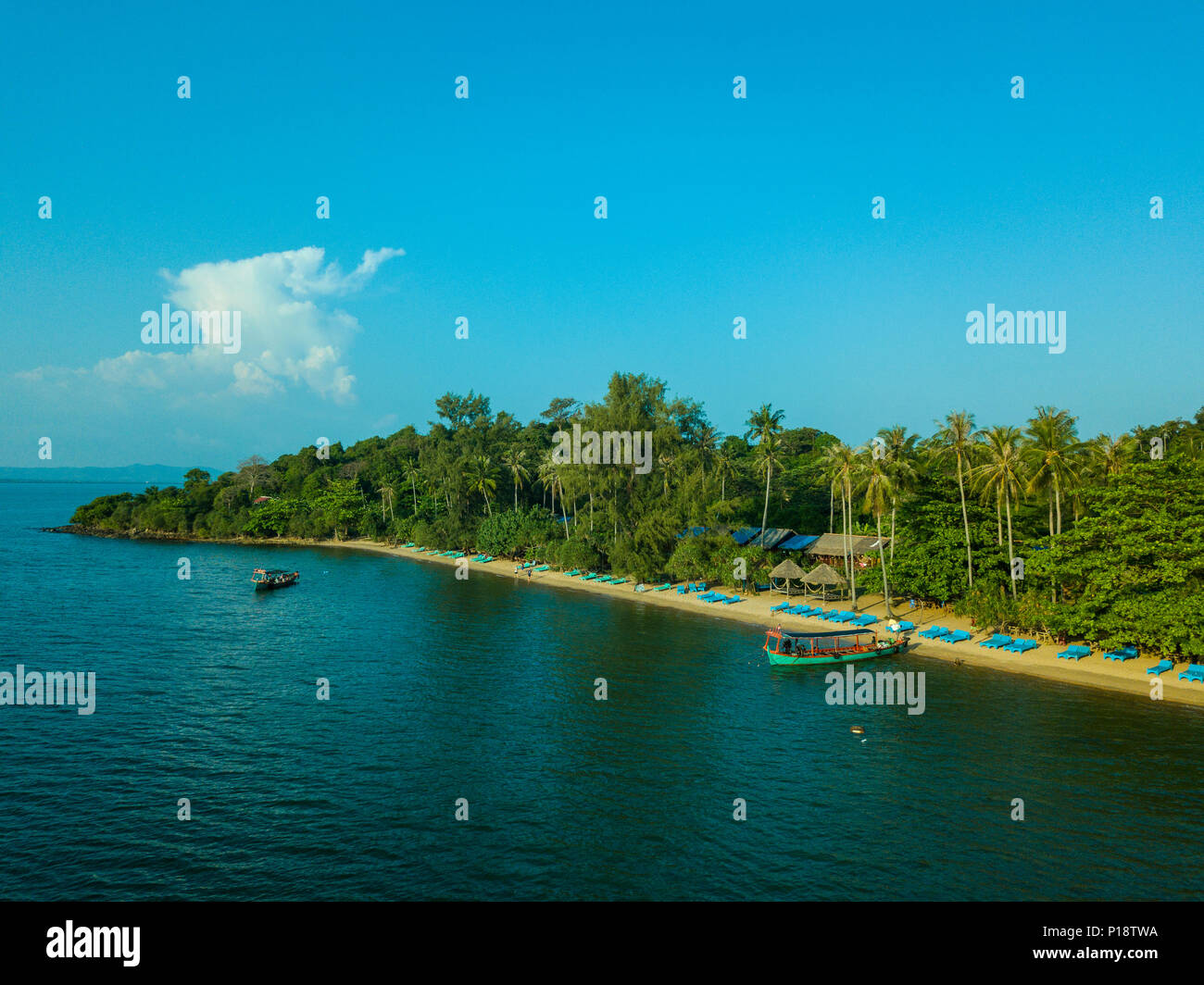 Aerial drone tropical landscape coast hi-res stock photography and ...