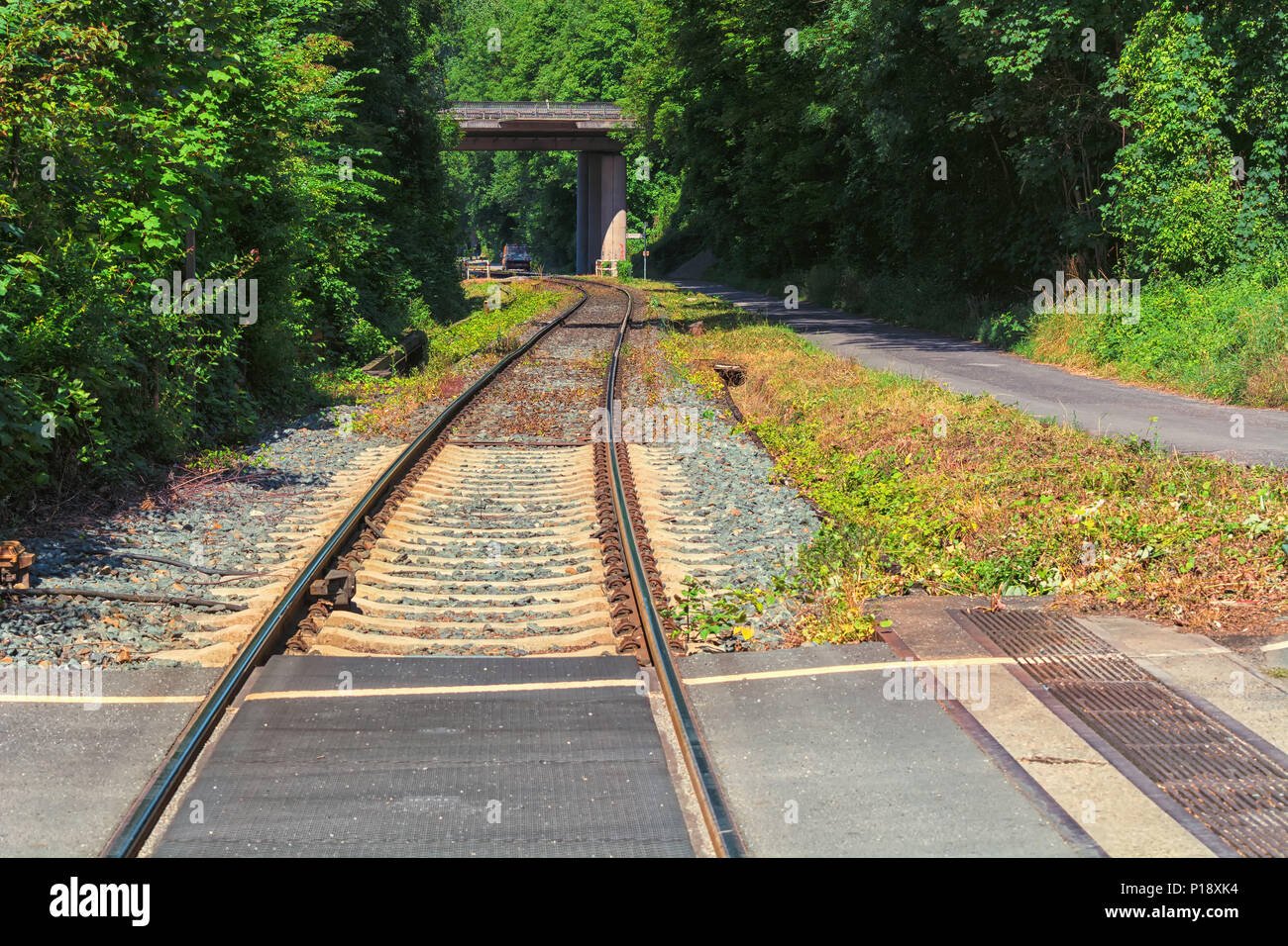 View railway line winding hi-res stock photography and images - Alamy