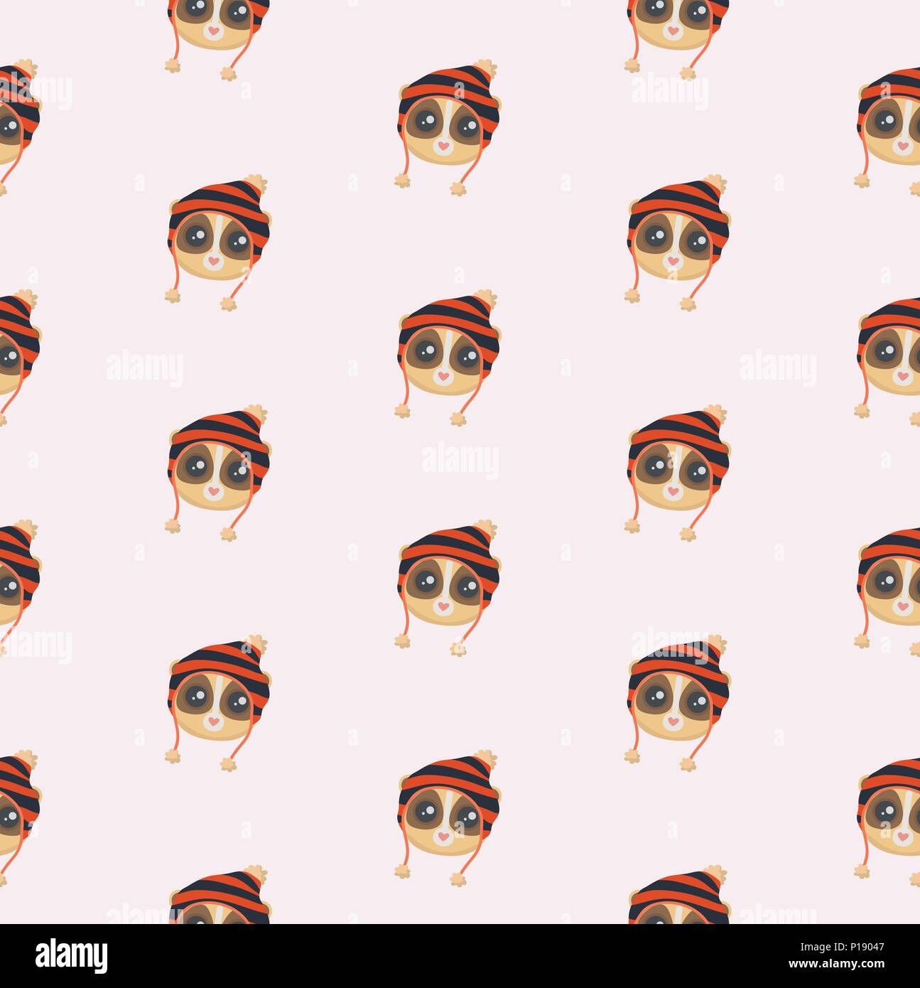 Slow loris pattern Stock Vector Image & Art - Alamy