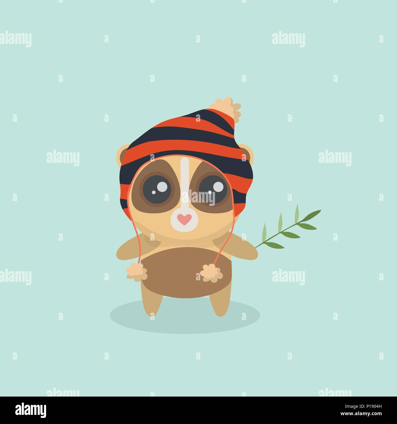 Loris illustration hi-res stock photography and images - Alamy