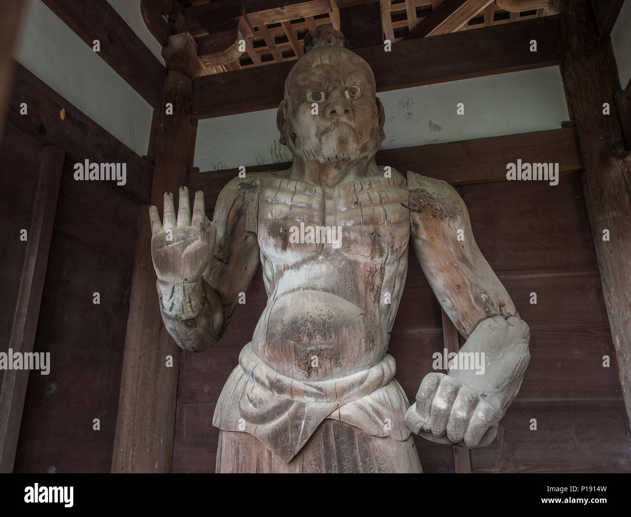 Nio temple guardian, Taisanji temple 52, Shikoku 88 Temple pilgrimage ...