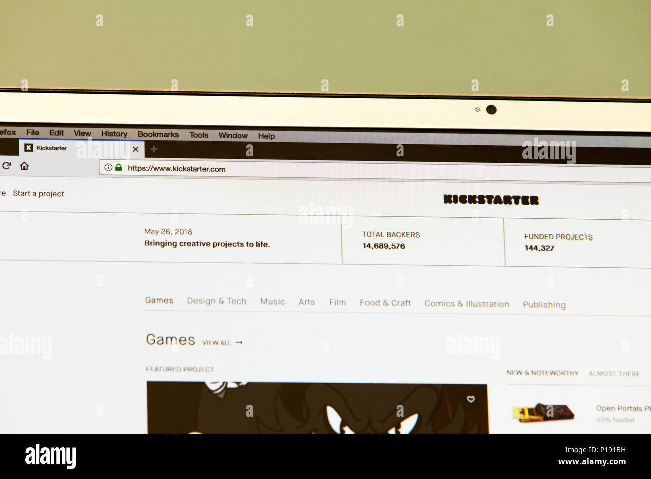 Kickstarter hi-res stock photography and images - Alamy