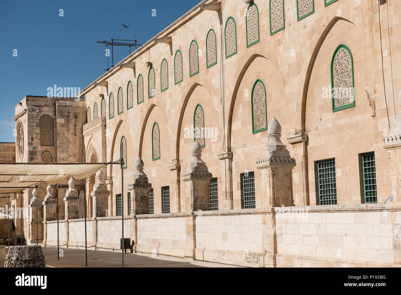 Traditional Islamic architecture. Temple Mount, Jerusalem, Israel Stock ...