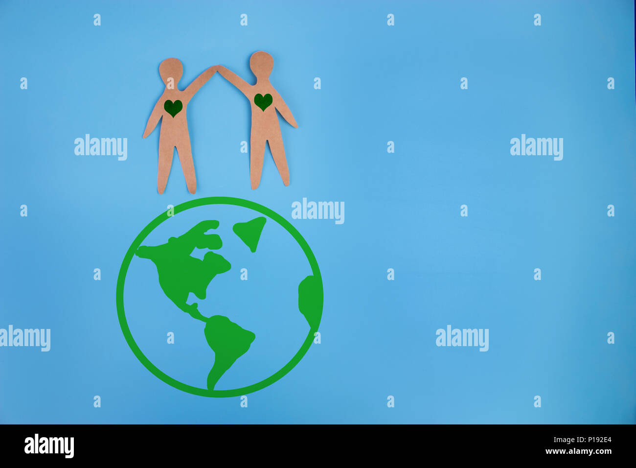 Save world save life concept. people holding the earth Stock Photo - Alamy