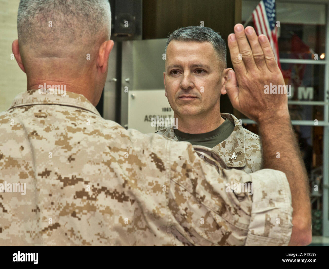 U.S. Marine Corps Gen. Glenn M. Walters, 34th assistant commandant of ...