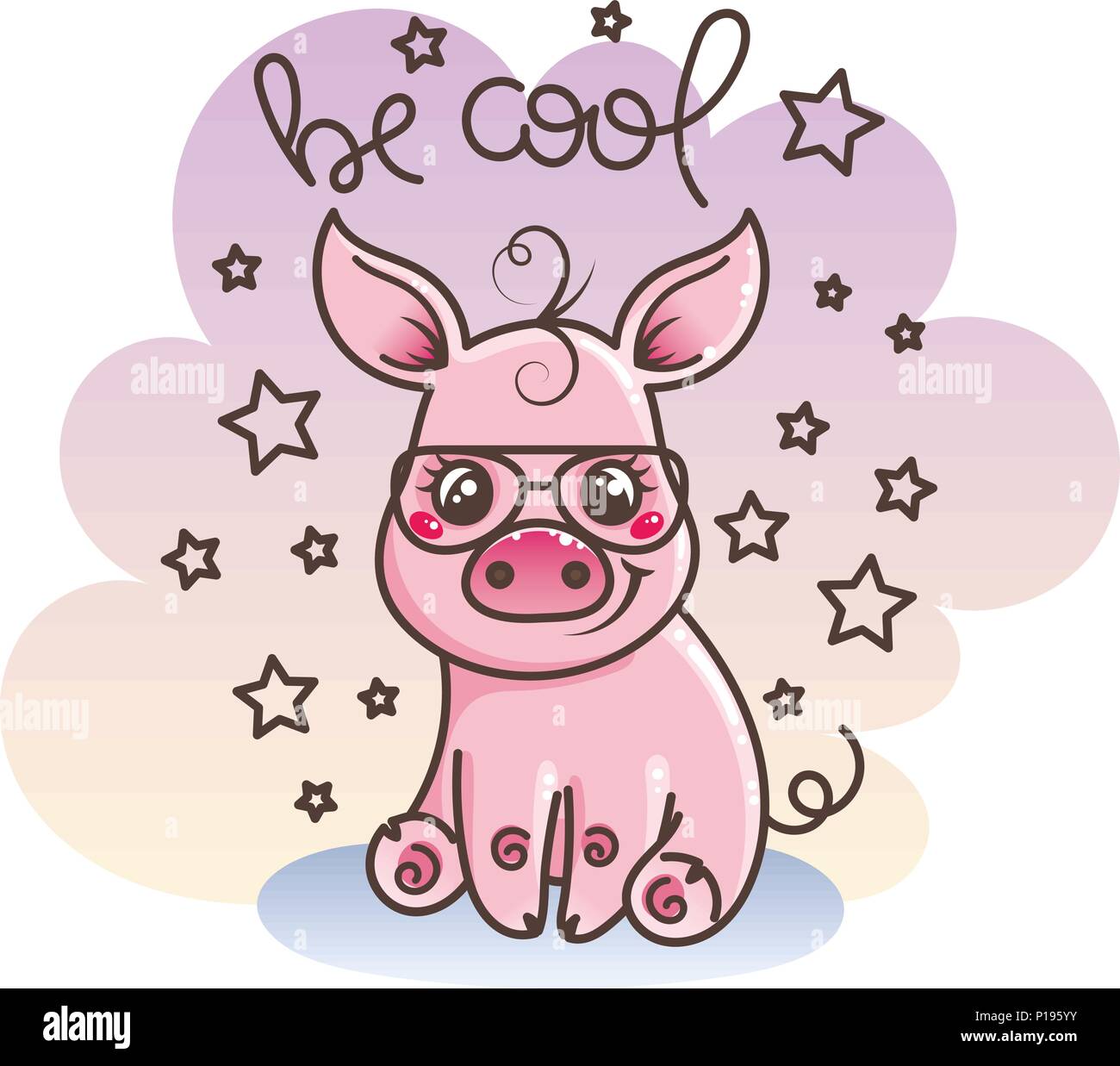 Pig town Stock Vector Images - Alamy