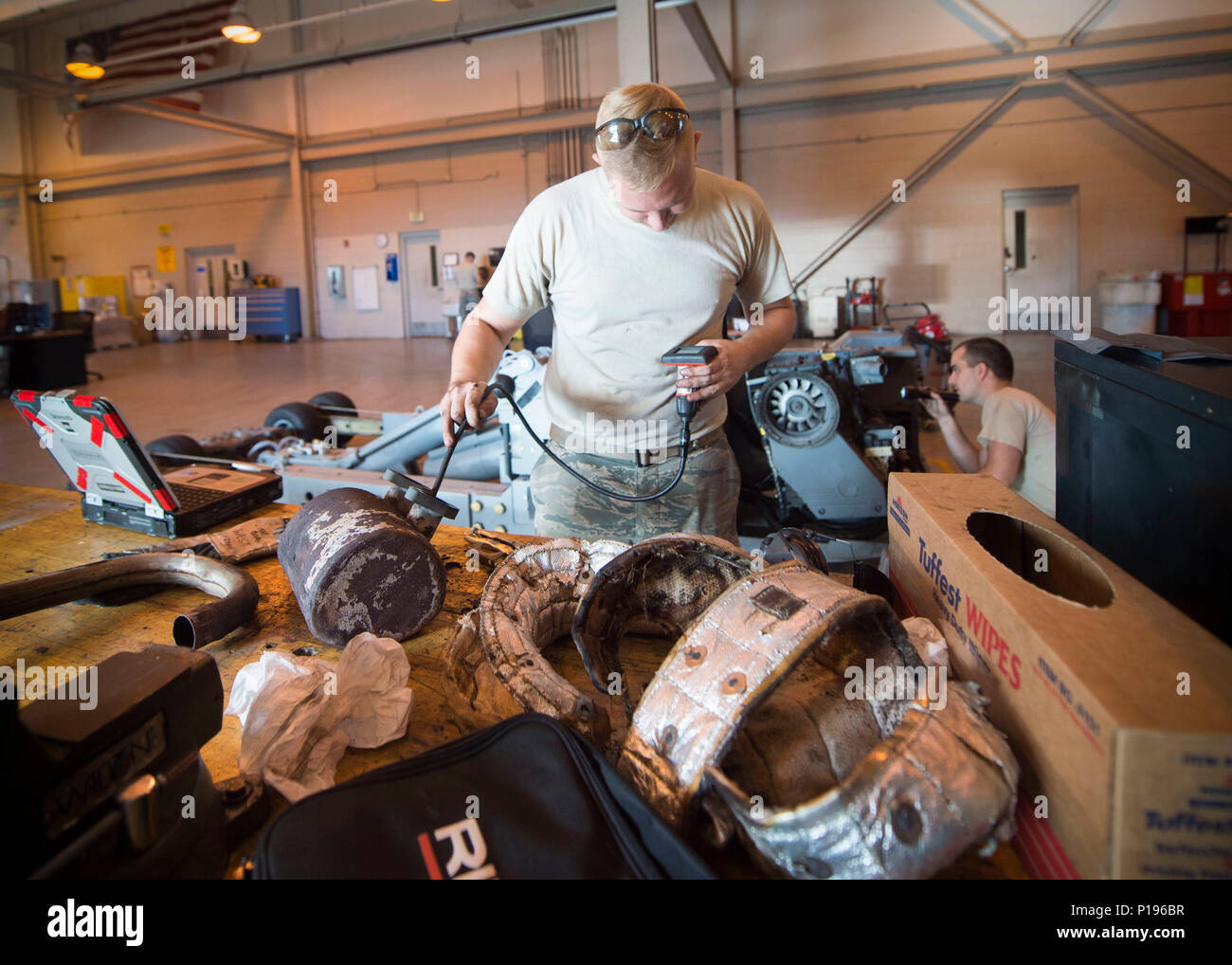 Senior Airman Miles Shepperd, an aerospace ground equipment journeyman ...