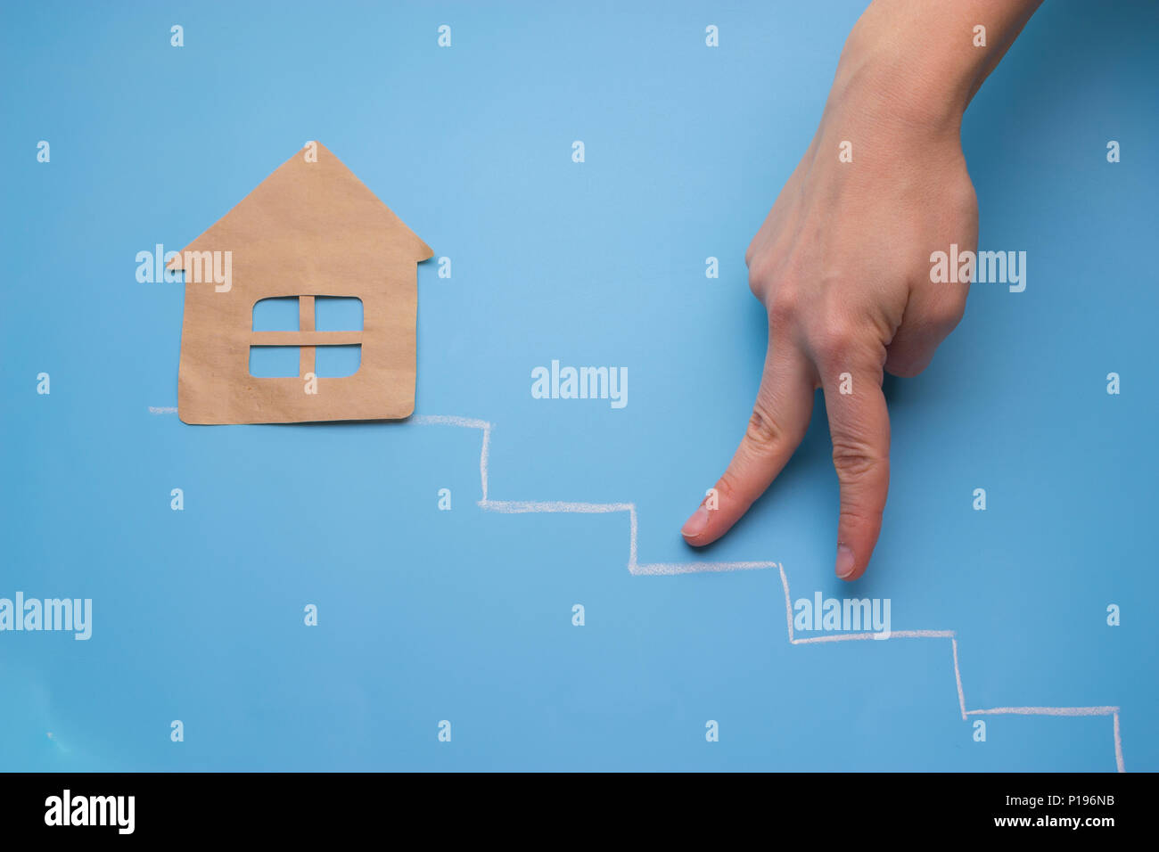 First step toward home hi-res stock photography and images - Alamy