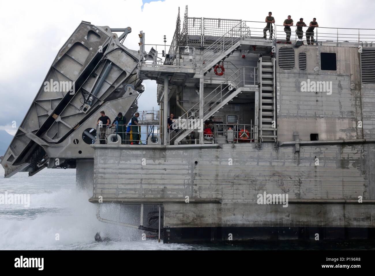 Expeditionary fast transport ship usns millinocket t epf 3 hi-res stock ...