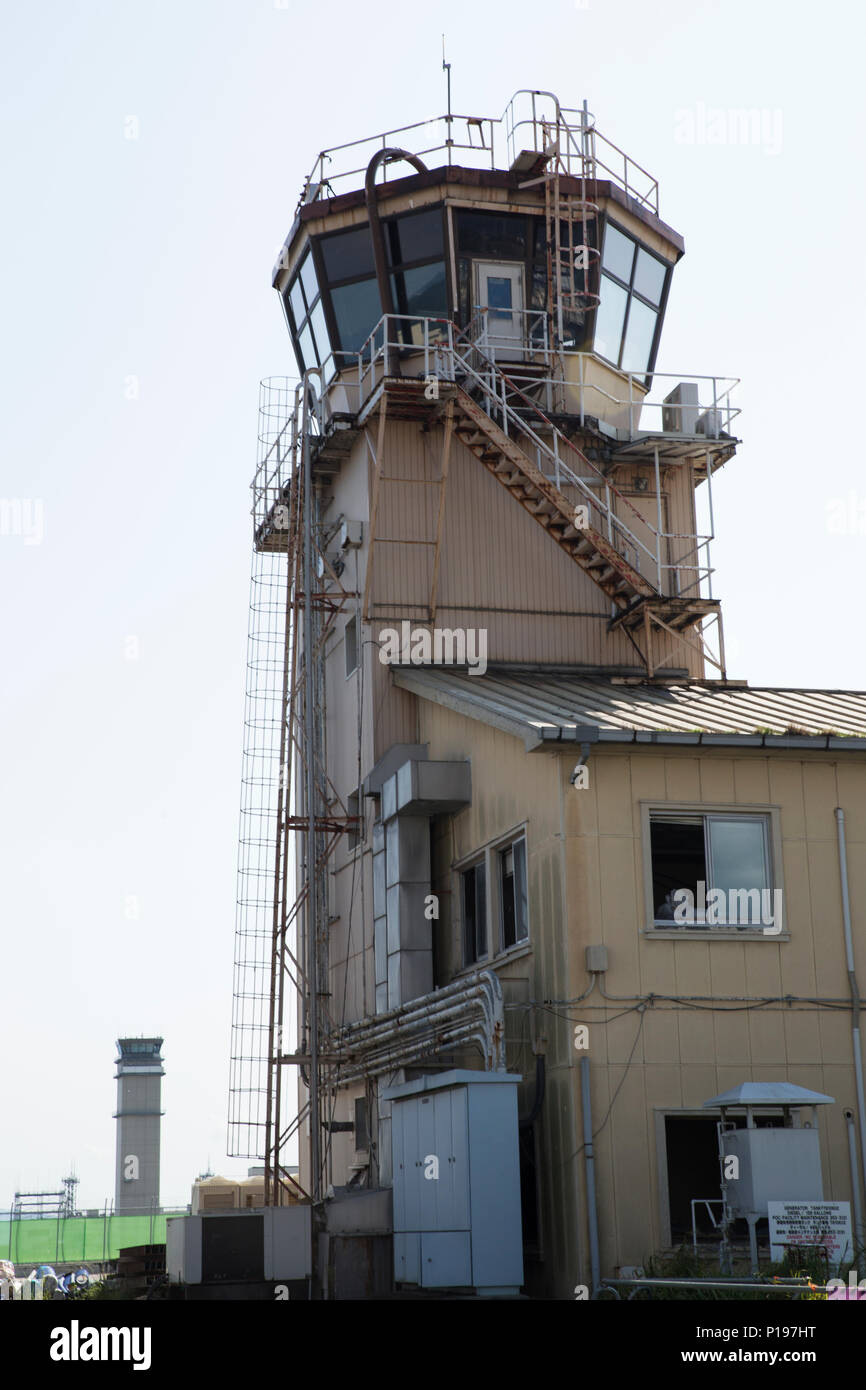 The old Air Traffic Control tower sits dormant as the new Air Traffic ...