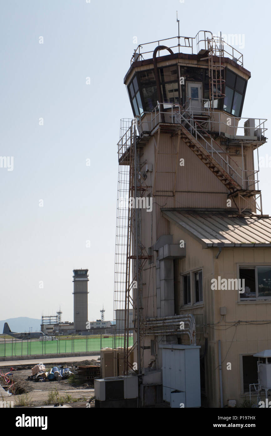 The old Air Traffic Control tower sits dormant as the new Air Traffic ...