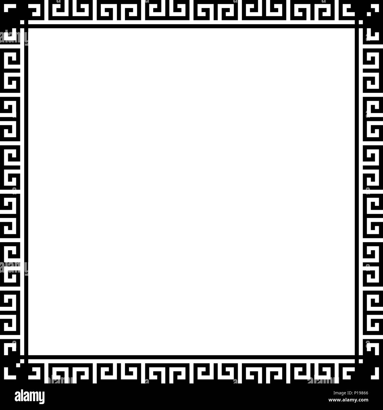 Greek Key Page Border
