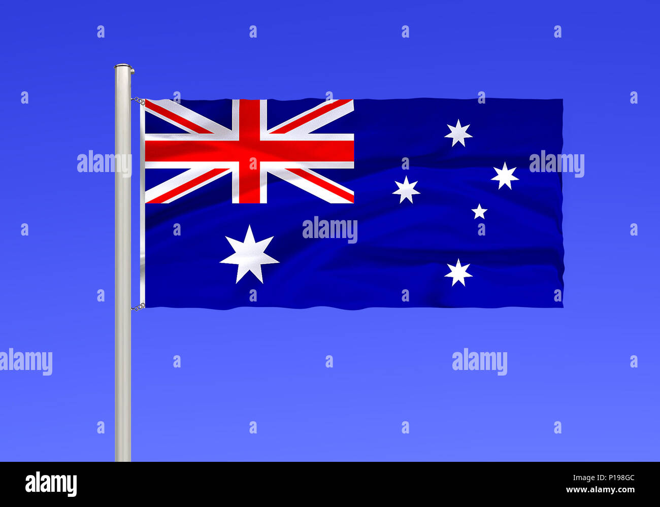 Flag of Australia, Southern Hemisphere, incl. Tasmania, capital is ...
