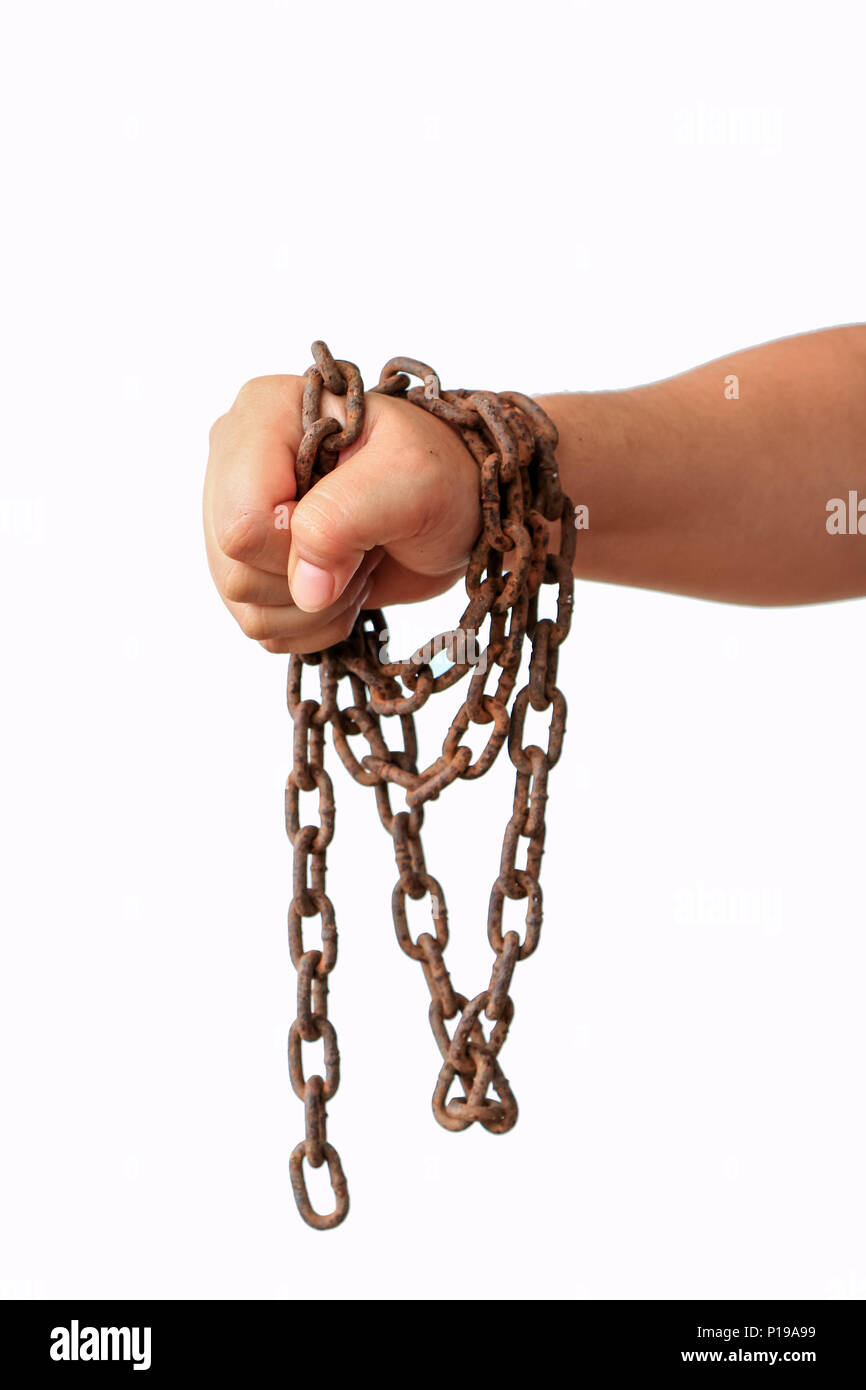 Slave chains Cut Out Stock Images & Pictures - Alamy