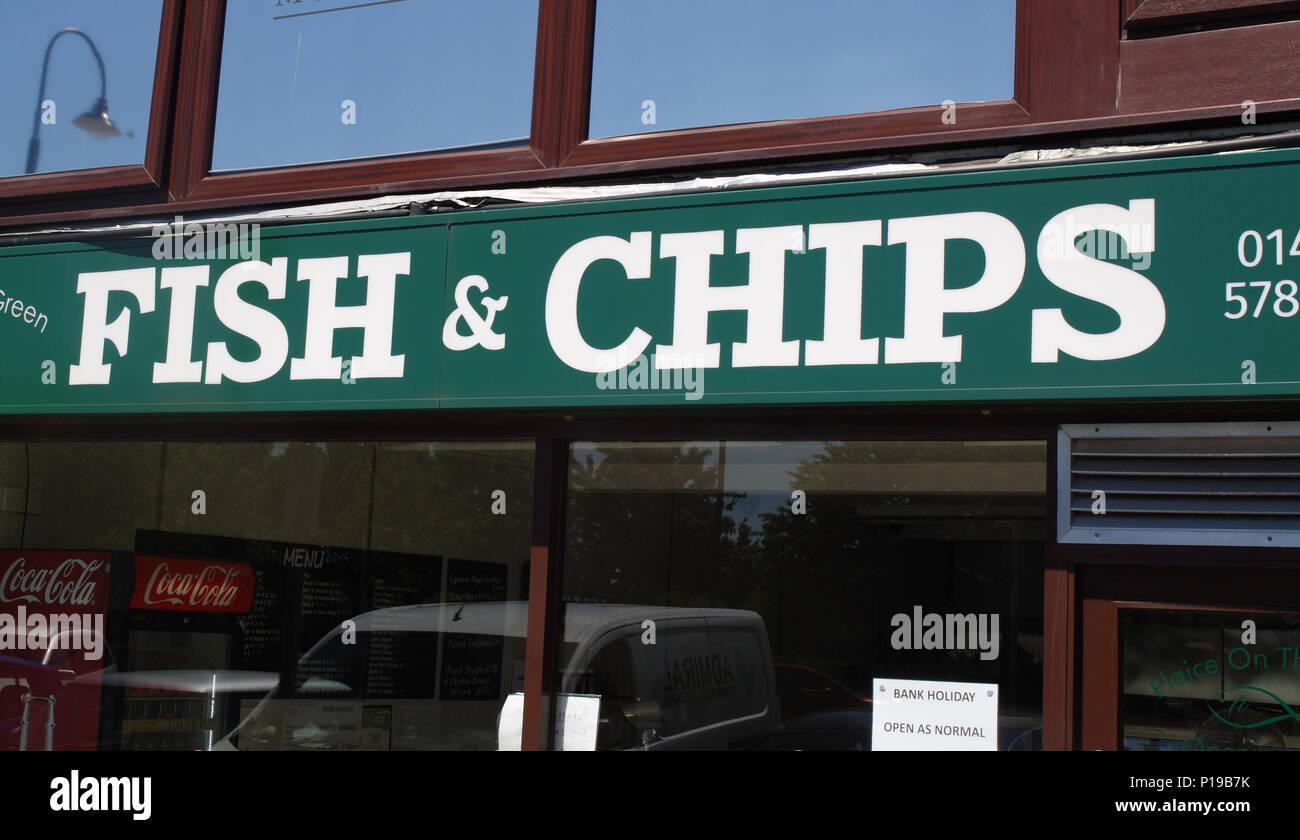 Fish and chips store take away hi-res stock photography and images - Alamy