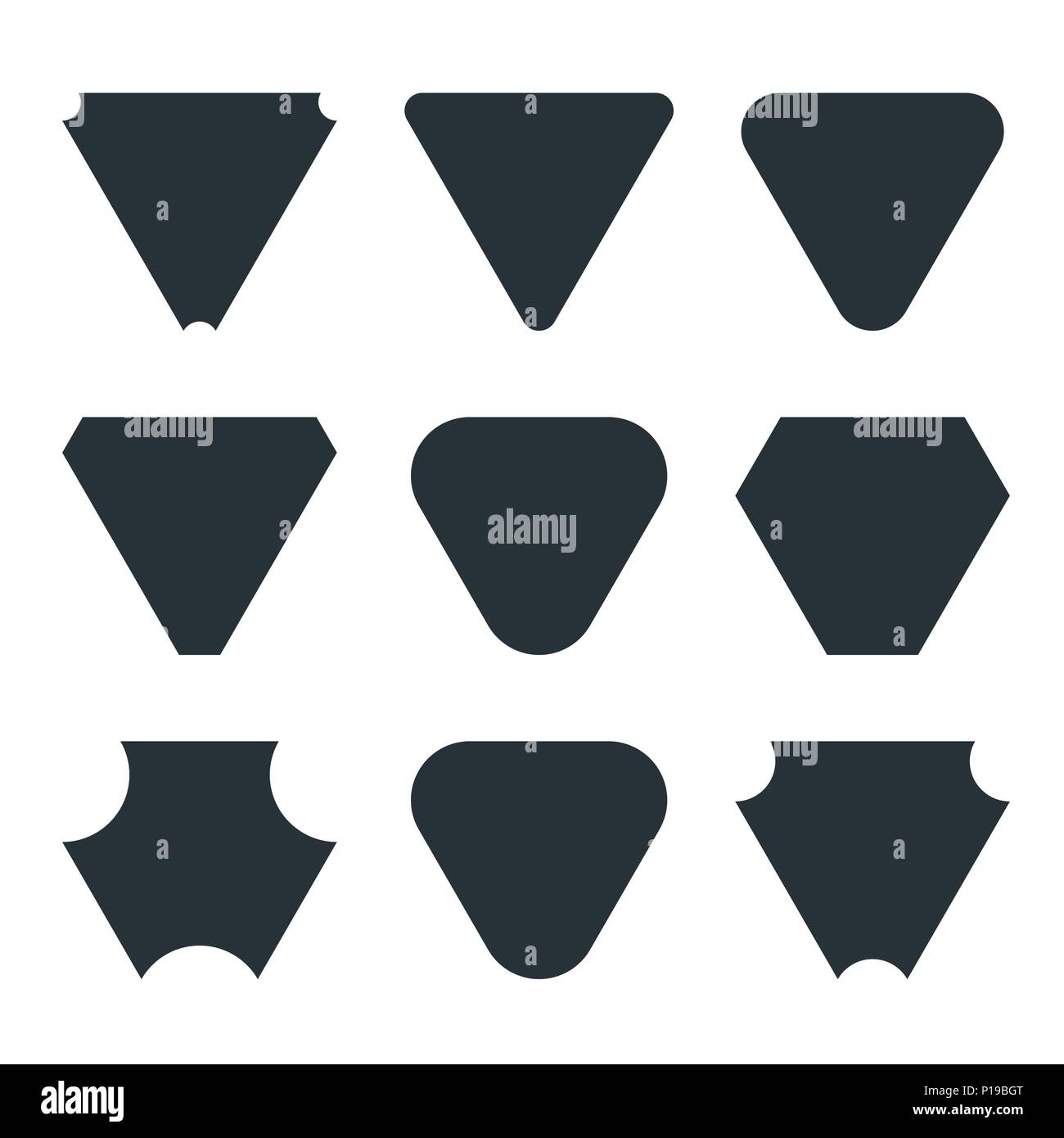 badge frames set Stock Vector Image & Art - Alamy