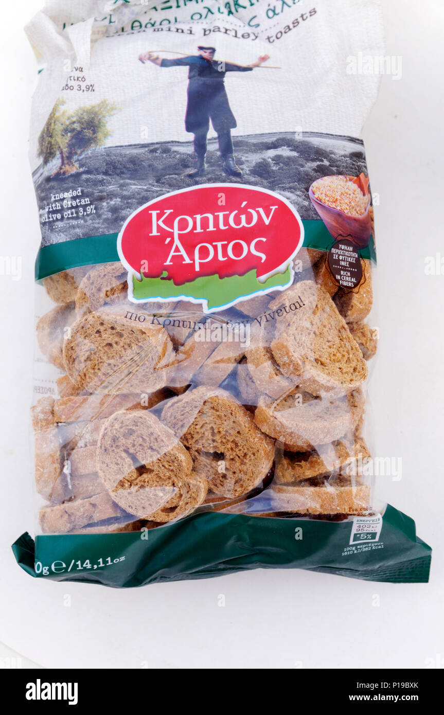 Bread rusks greece hi-res stock photography and images - Alamy