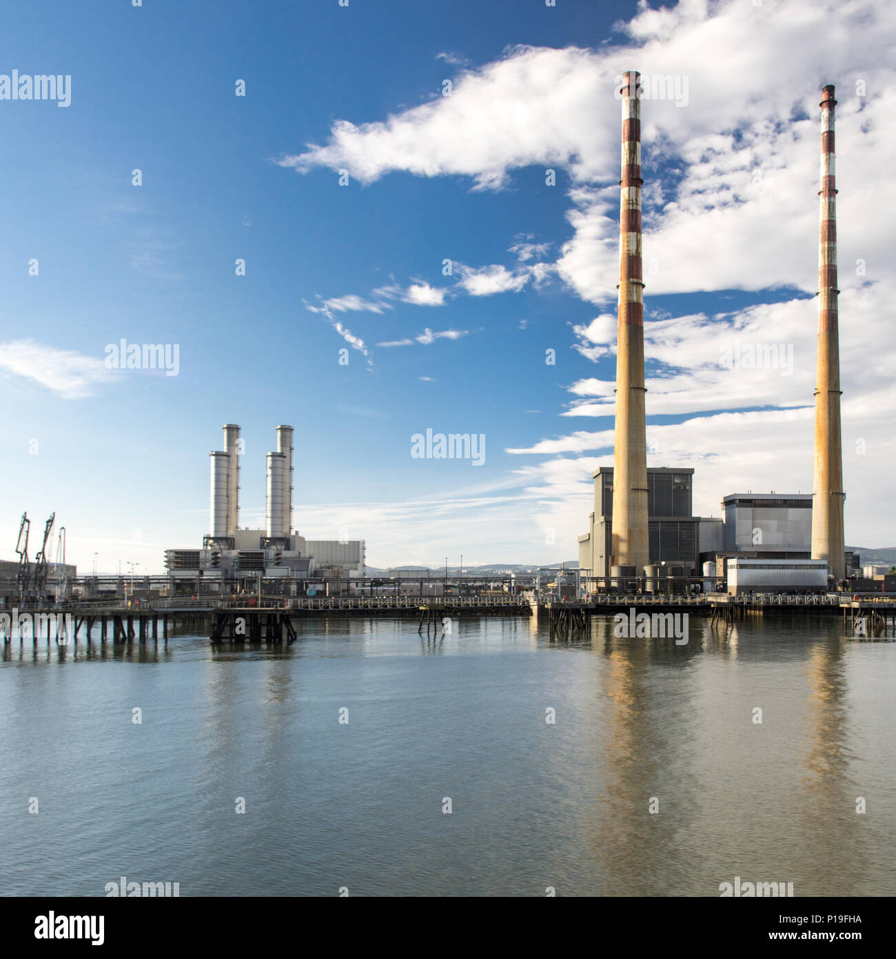 Poolbeg stacks hi-res stock photography and images - Alamy