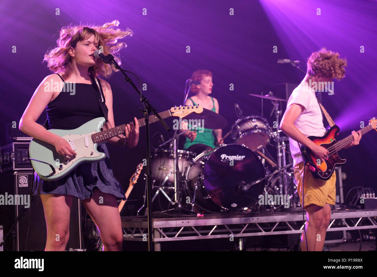 Pip Blom performing at the Wychwood Festival, Cheltenham, UK. June 3 ...
