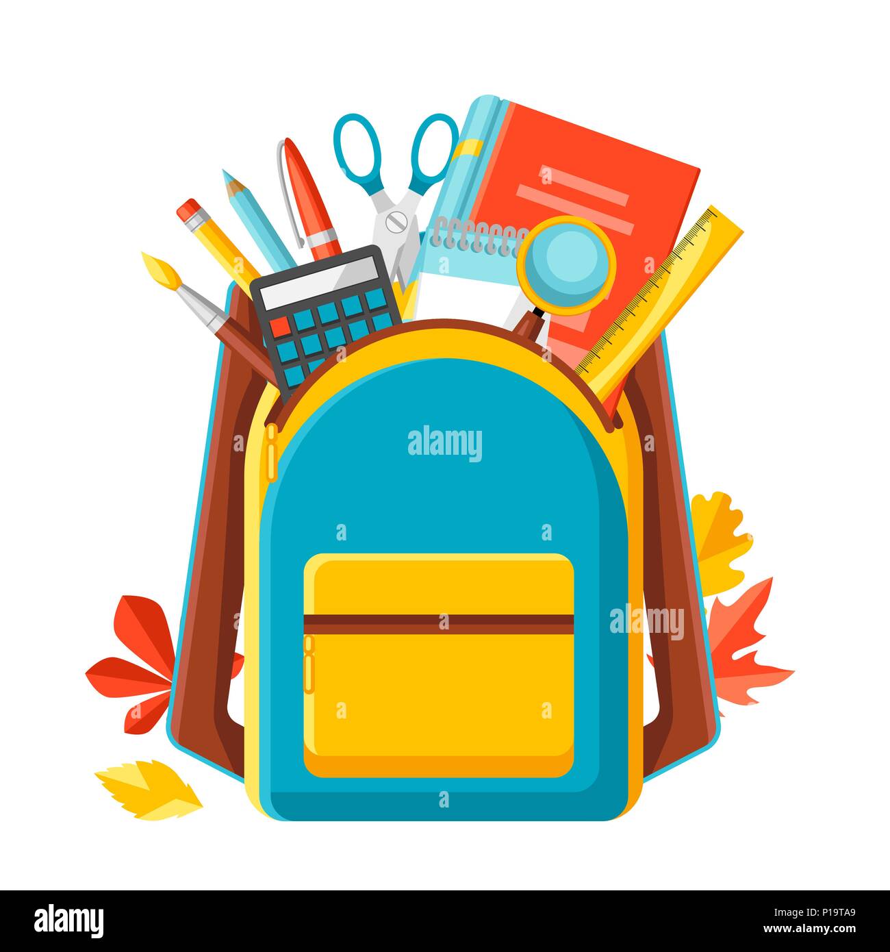Education concept items Stock Vector Images - Alamy