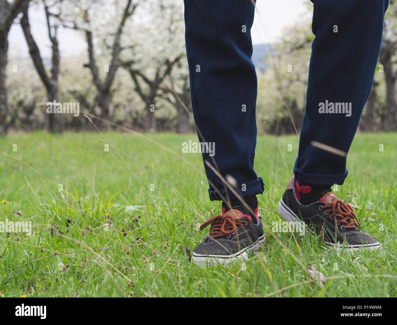 Close up male legs in hi-res stock photography and images - Alamy